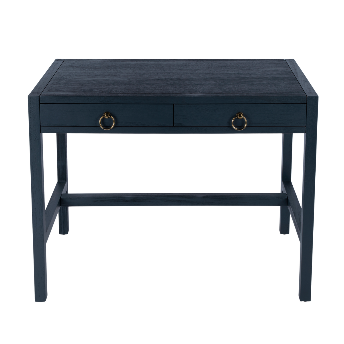Two Drawer Writing Desk in Navy – The Well Appointed House