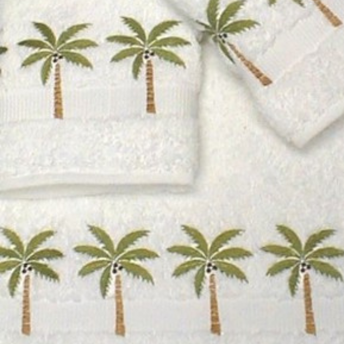 Palm Tree 3pc. Bath Set – The Well Appointed House
