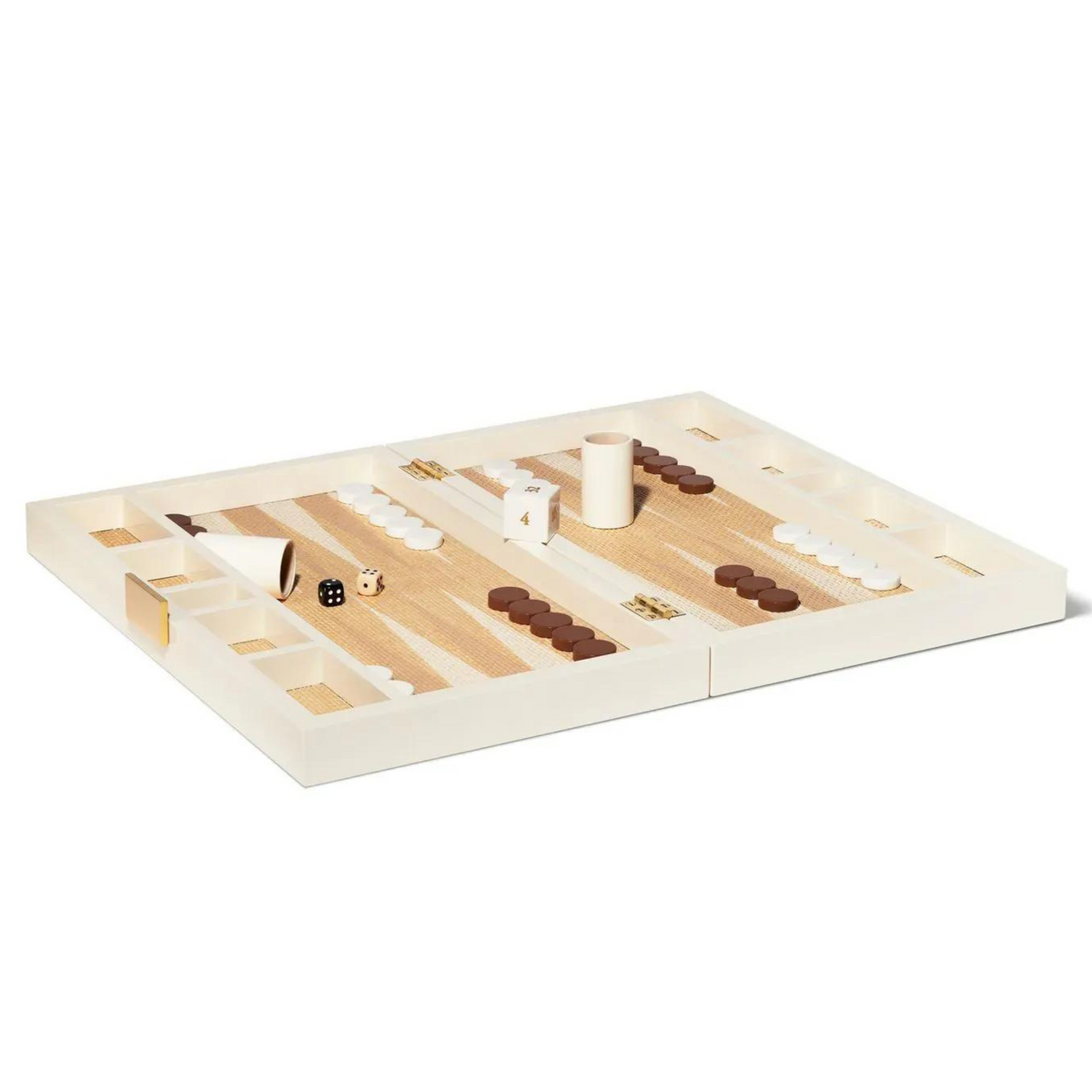 Aerin Lacquer Raffia Backgammon – The Well Appointed House