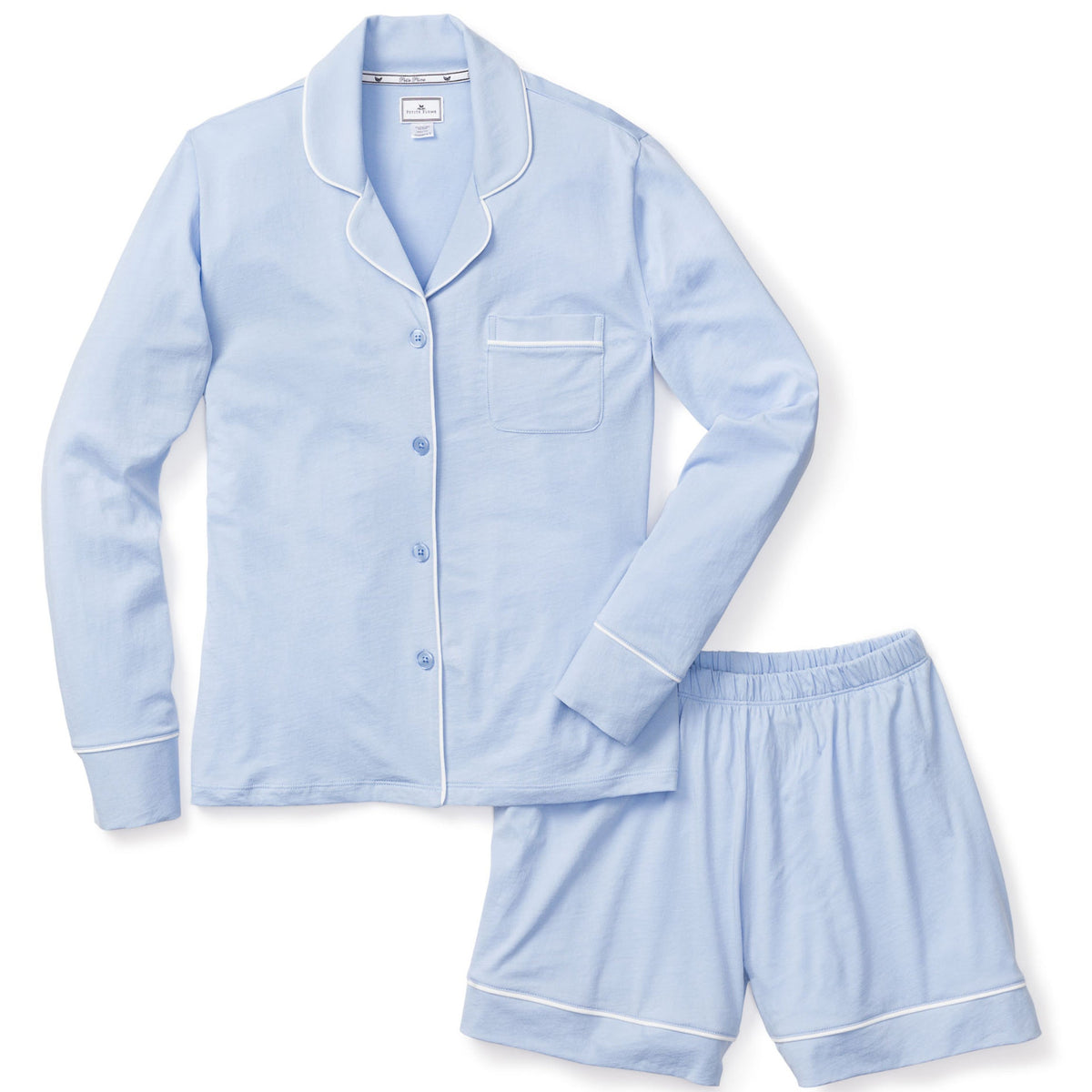 Women's Pima Pajama Short Set Periwinkle – The Well Appointed House