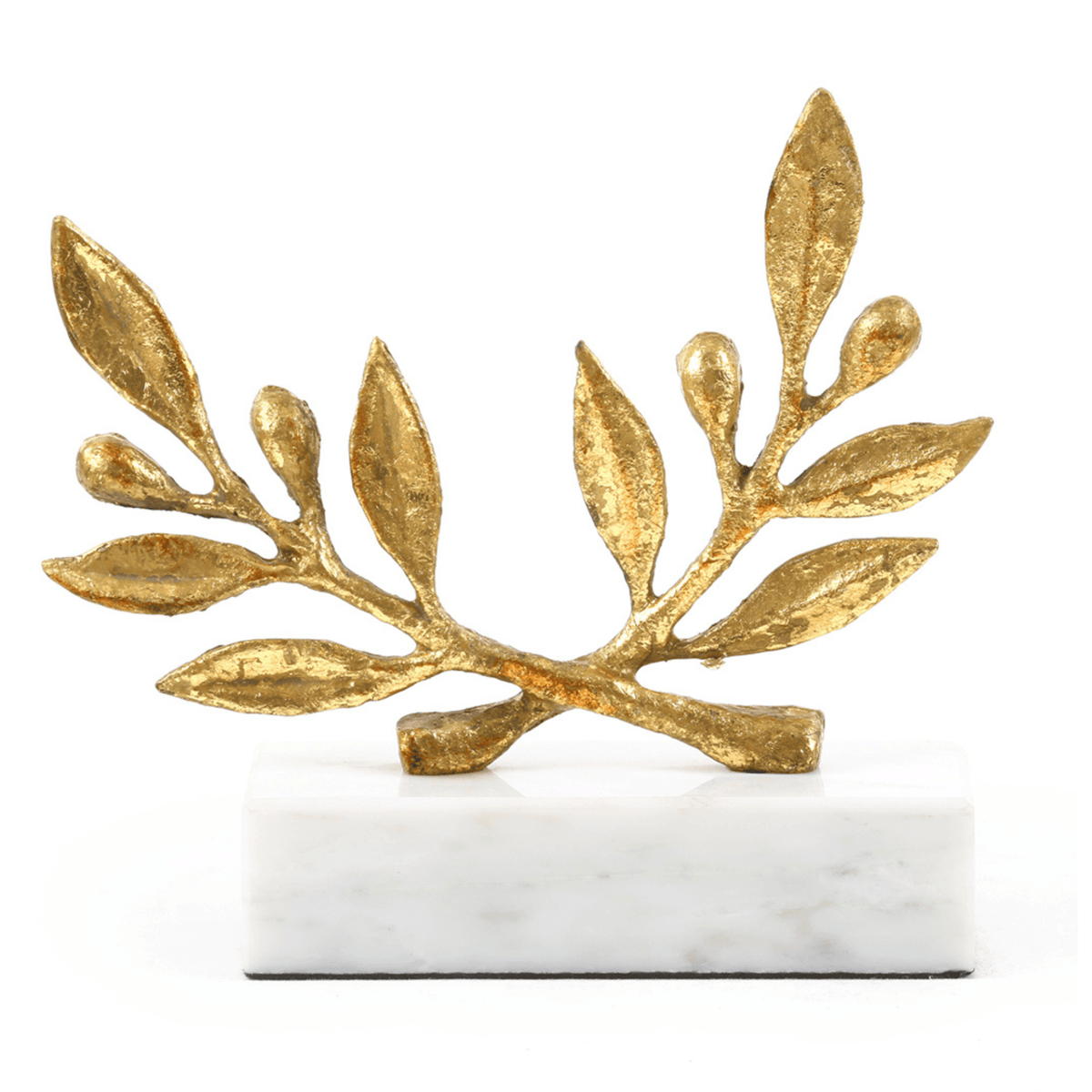 Olive Branch Statue in Gold Leaf – The Well Appointed House