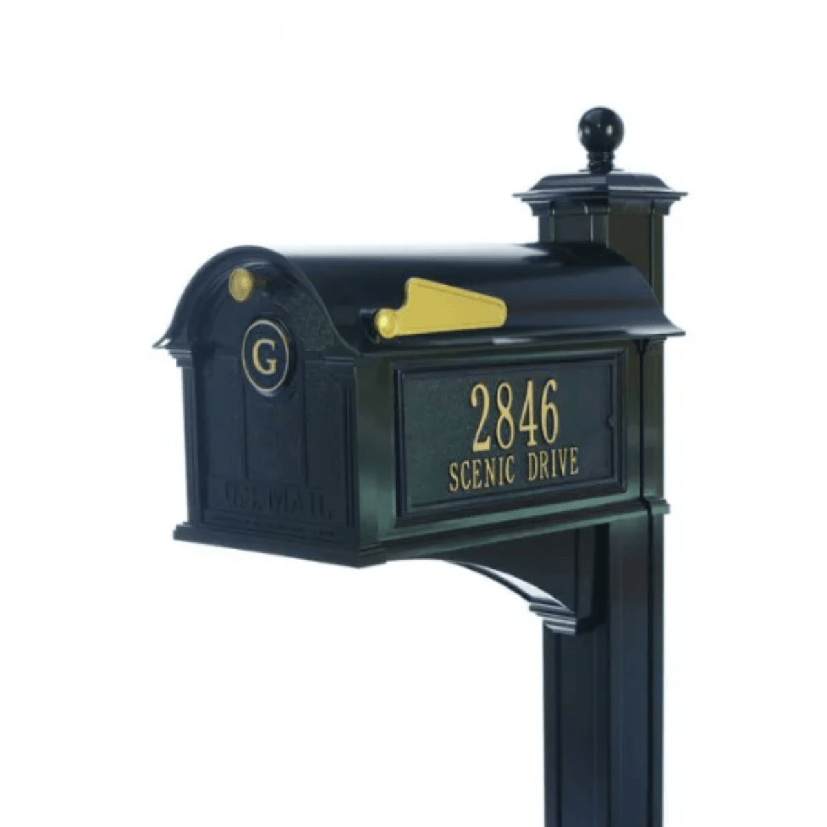 Balmoral Personalized Mailbox Plaques, Monogram & Post Package – Avail ...