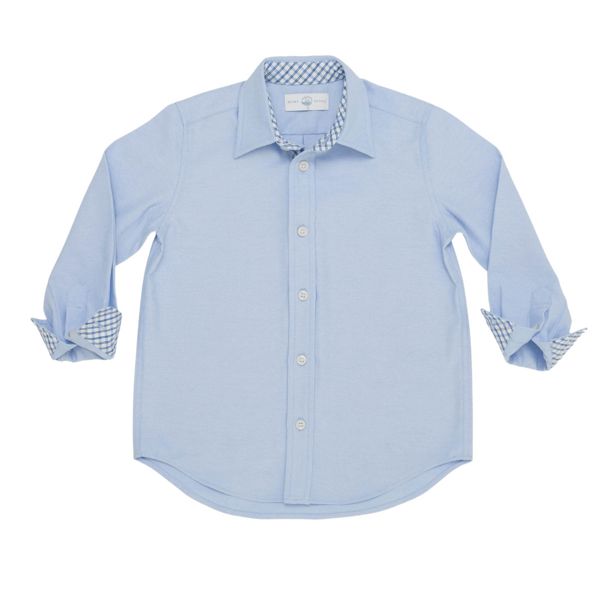 Brooks Button Down in Andover Blue with Chatham Check – The Well ...