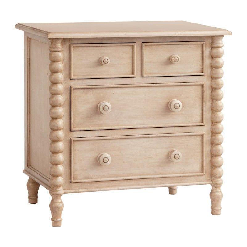 Clarke Four Drawer Nightstand – The Well Appointed House