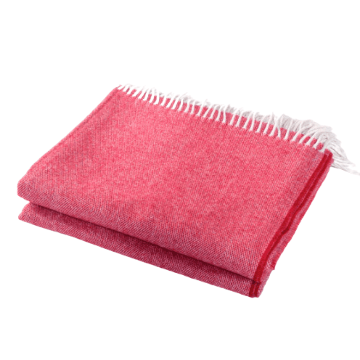 Cranberry Merino Wool Fringed Throw Blanket – The Well Appointed House