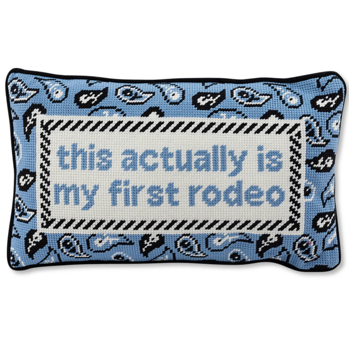 First Rodeo Needlepoint Pillow – The Well Appointed House