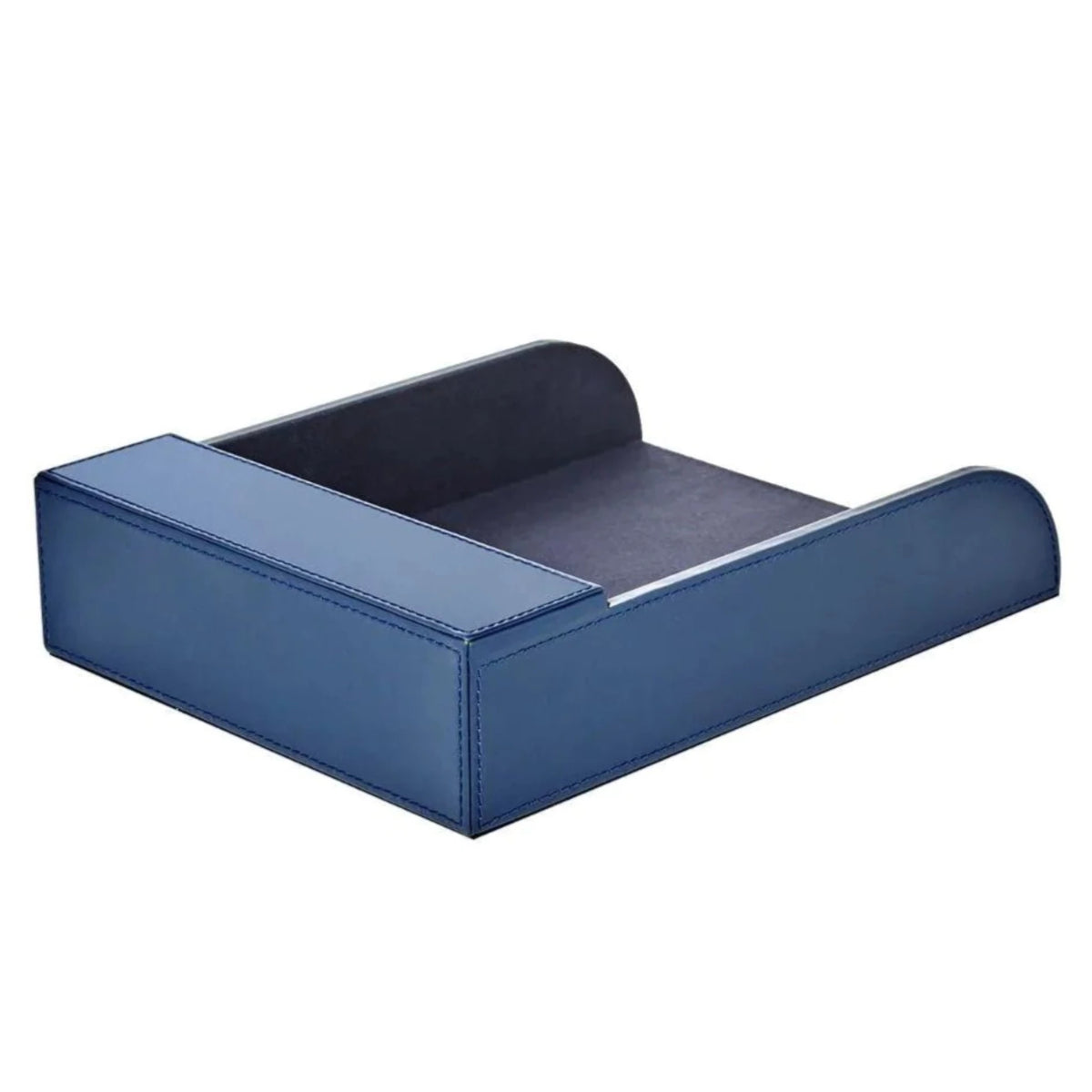 Hunter Paper Tray in Navy Blue Leather – The Well Appointed House