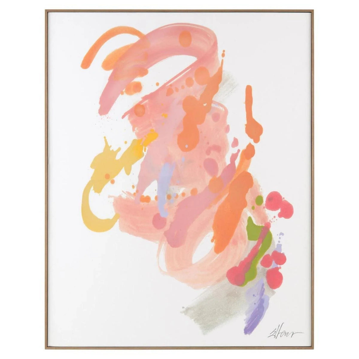 Joyous II Abstract Framed Wall Art – The Well Appointed House