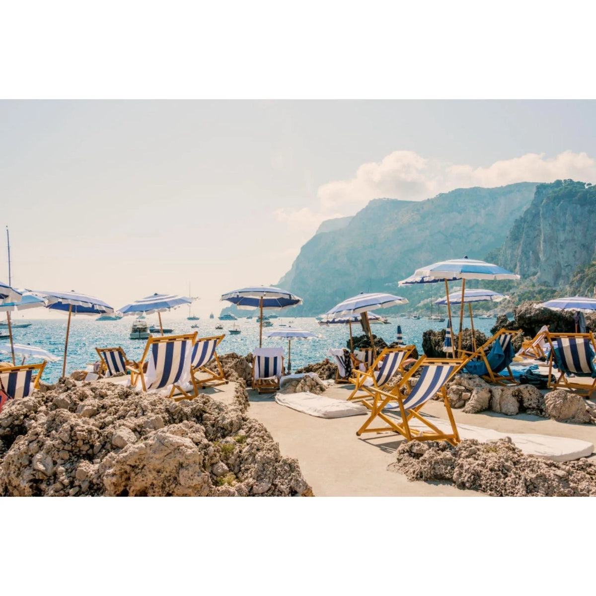 La Fontelina Beach Club, Capri II Print by Gray Malin – The Well ...