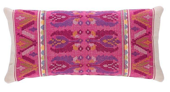 Magenta Striped Handwoven Tactile Throw Pillow – The Well Appointed House