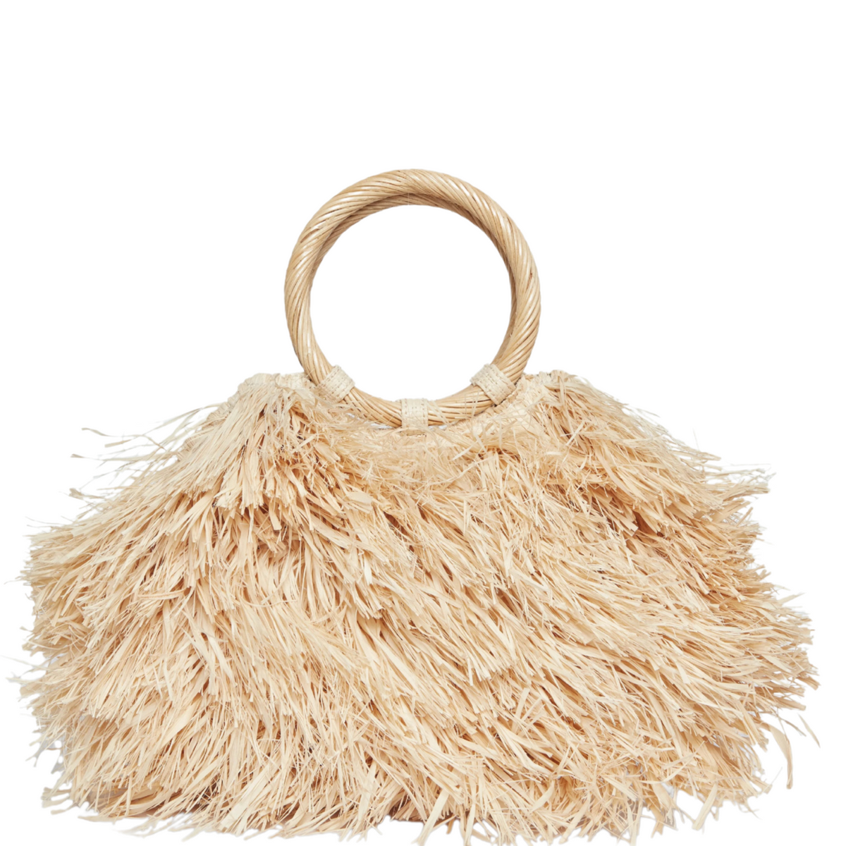 Merida Straw Fringe Tote Bag in Natural – The Well Appointed House
