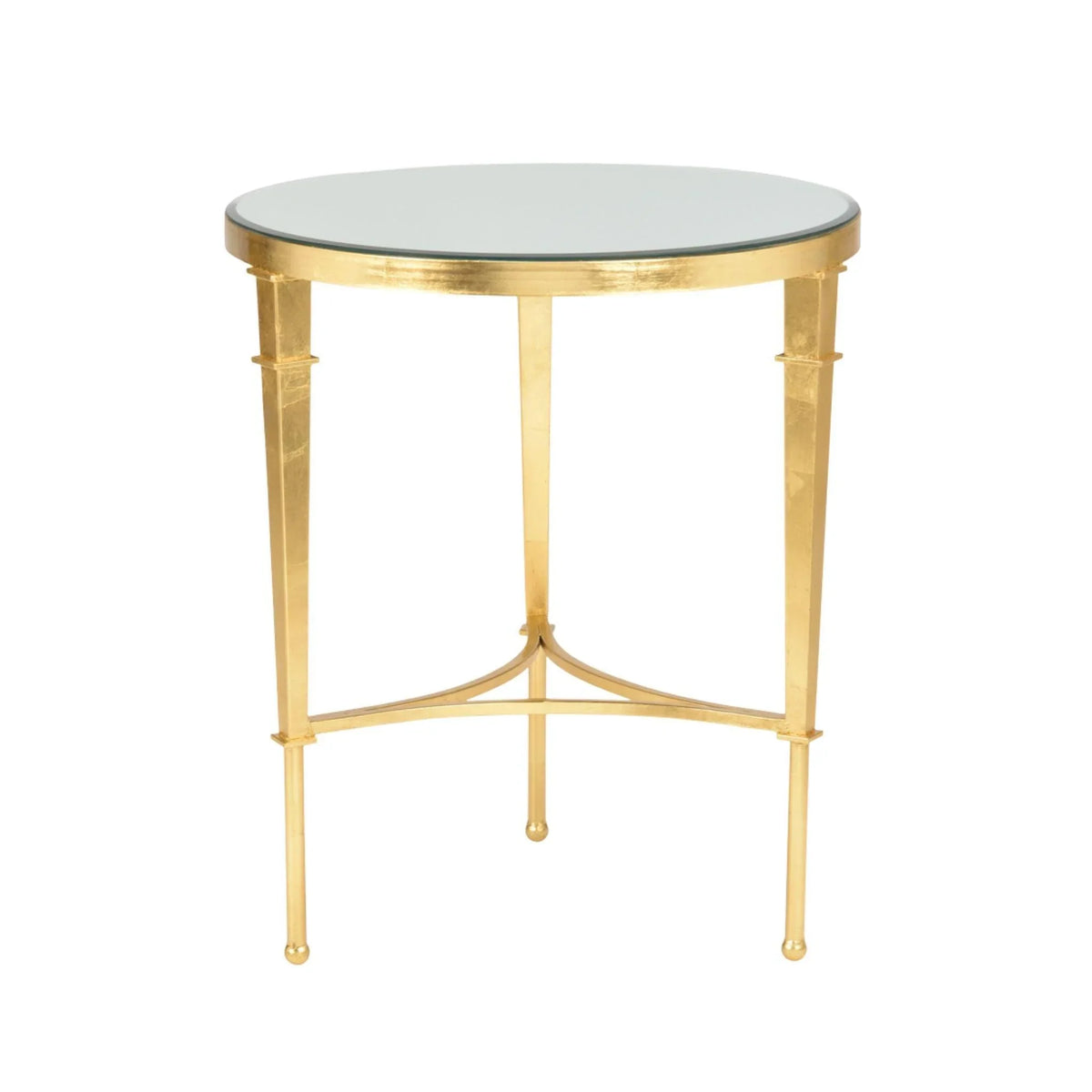 Round Regent Table in Gold – The Well Appointed House