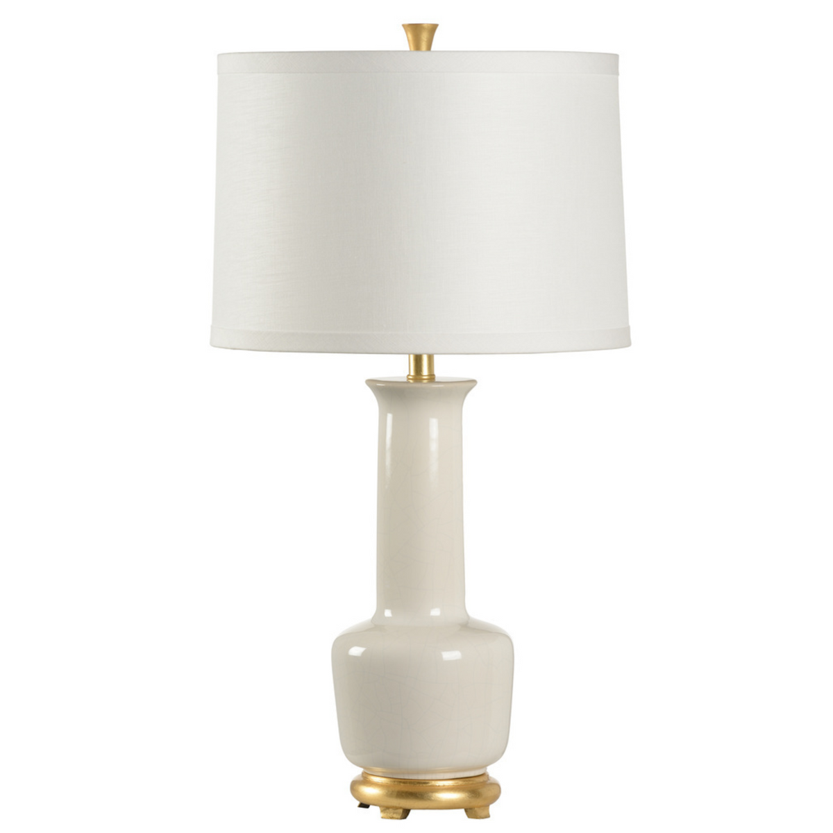 Olsen Table Lamp in Snow Finish – The Well Appointed House