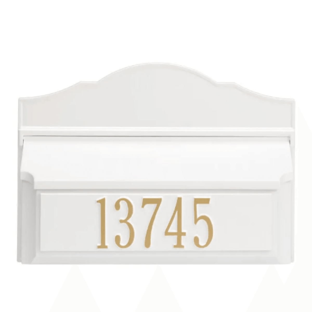 Personalized Colonial Wall Mailbox With Address – Available in Multipl ...