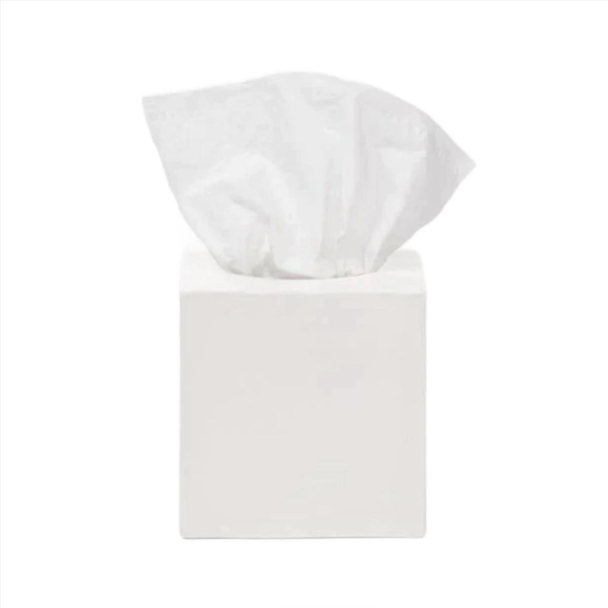 Cordoba White Ceramic Tissue Box Cover – The Well Appointed House