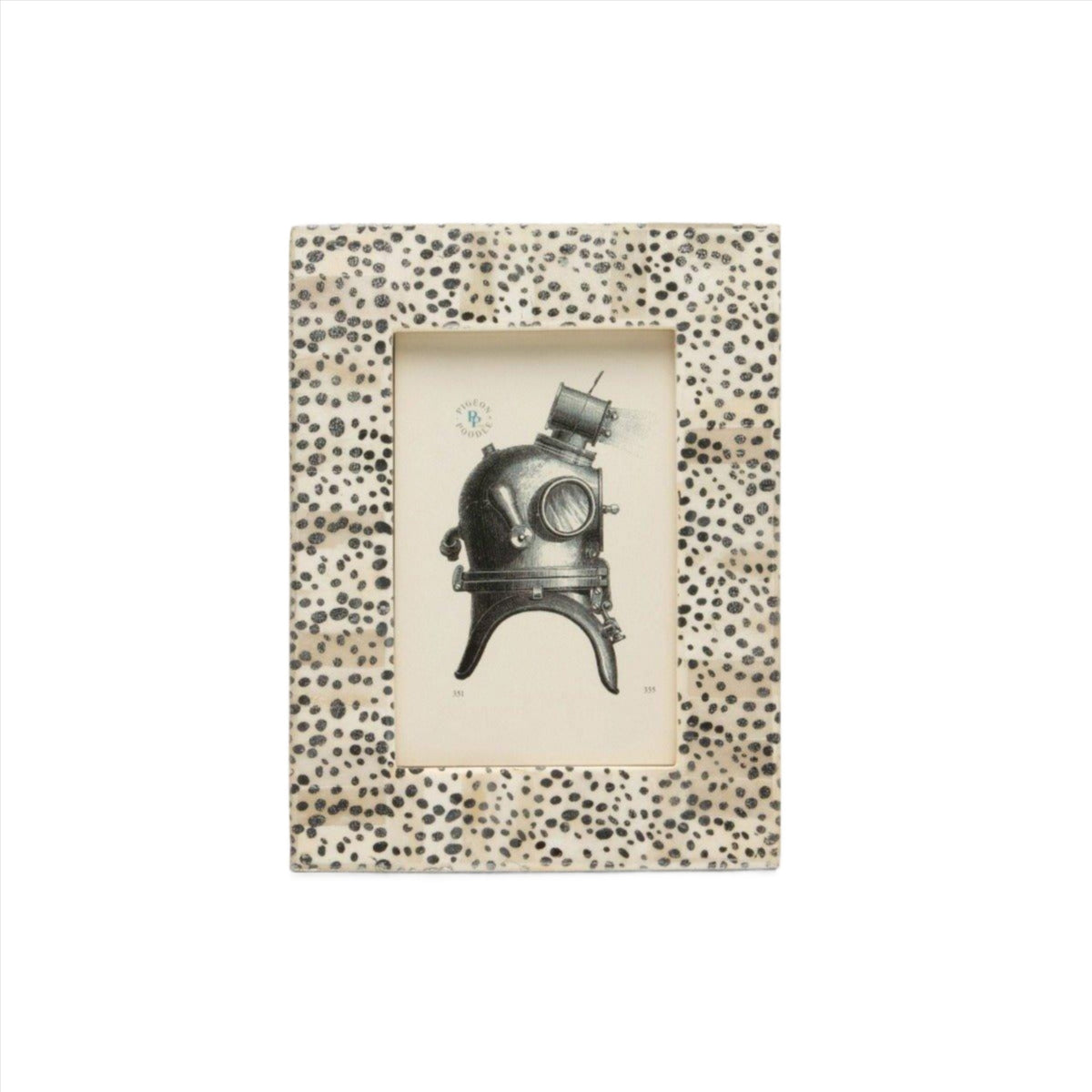 Ismailia Spotted Silver Bone Frame Collection - Available in 3 Sizes ...
