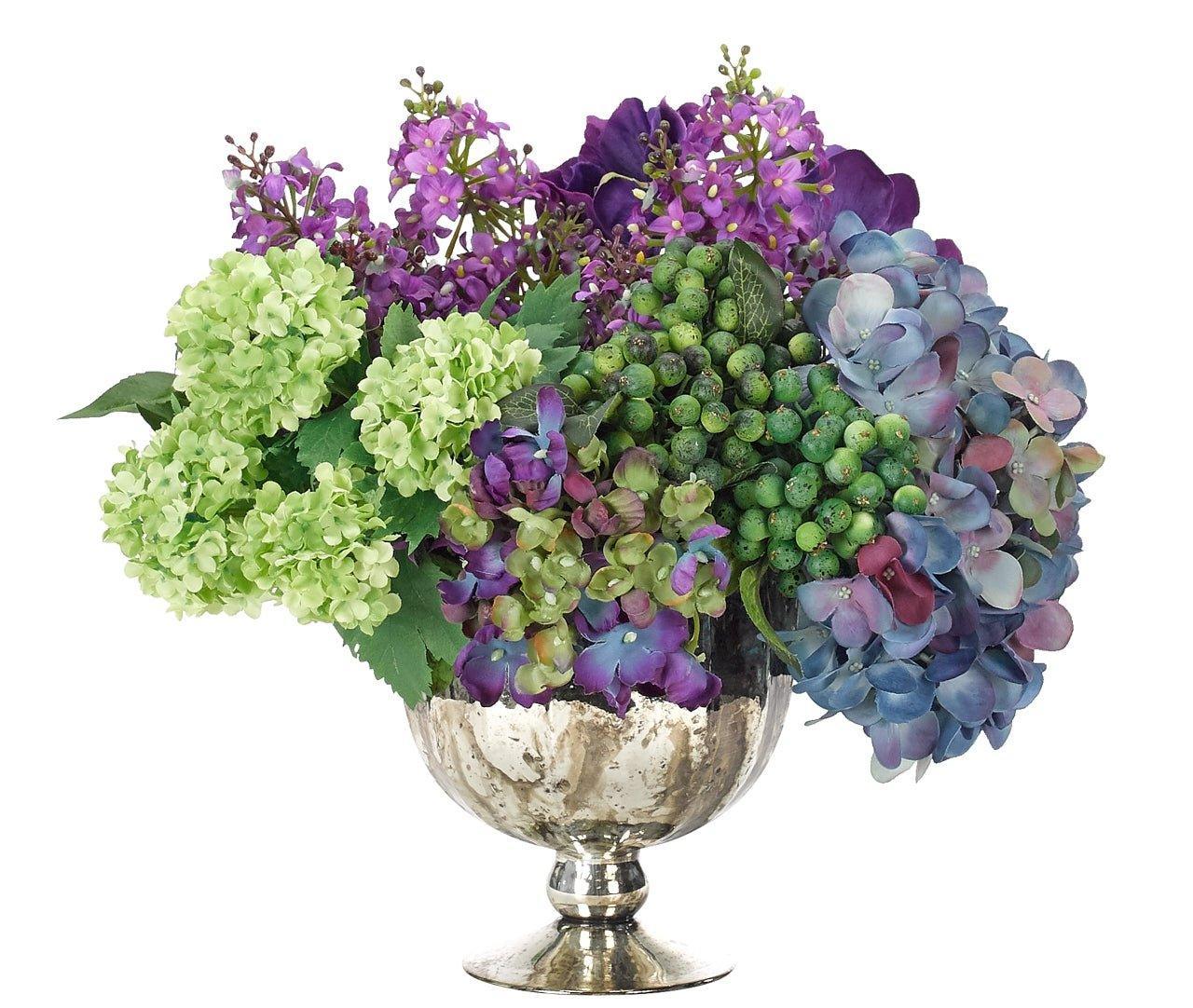 Purple Hydrangea Arrangement