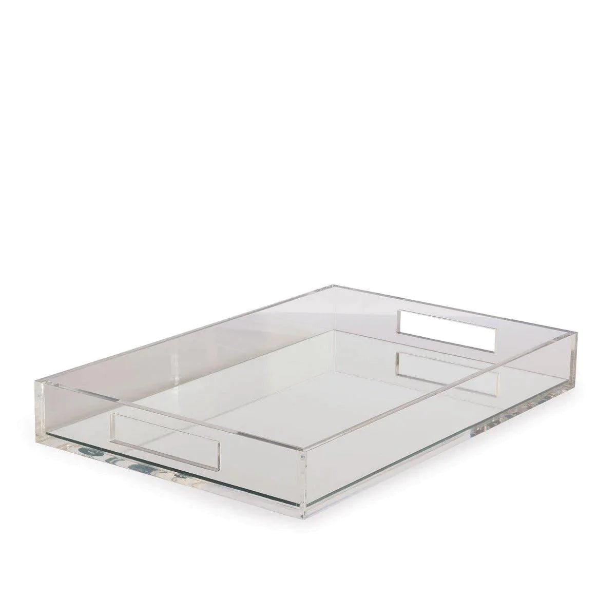 Rectangular Lucite Tray with Mirror Base – The Well Appointed House