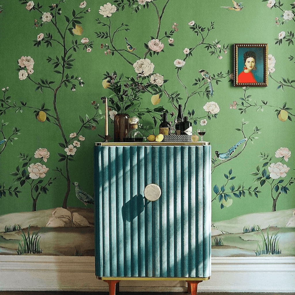 Scalamandre Blossom Chinoiserie Mural – The Well Appointed House