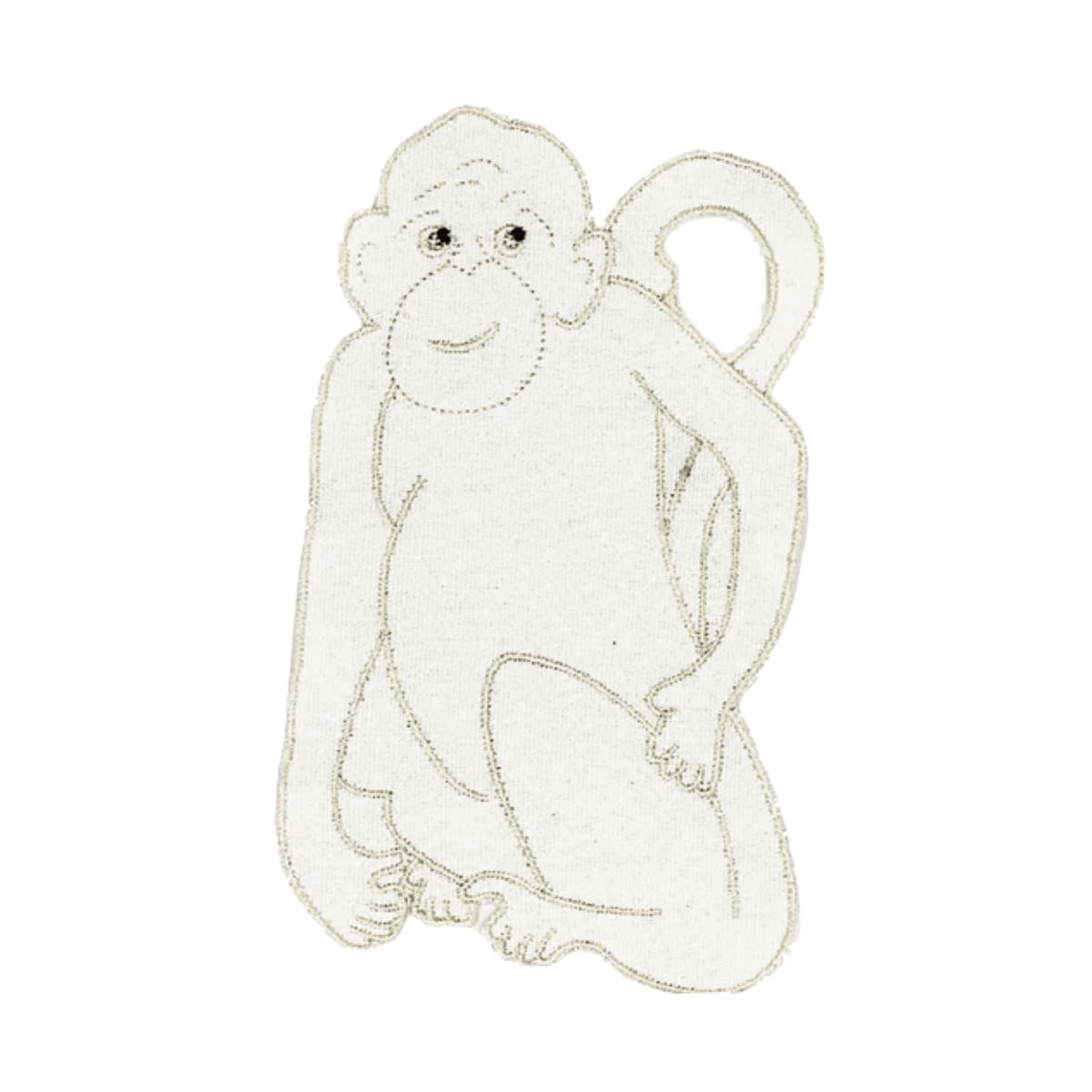 Set of 8 White Monkey Shaped Cocktail Napkins – The Well Appointed House