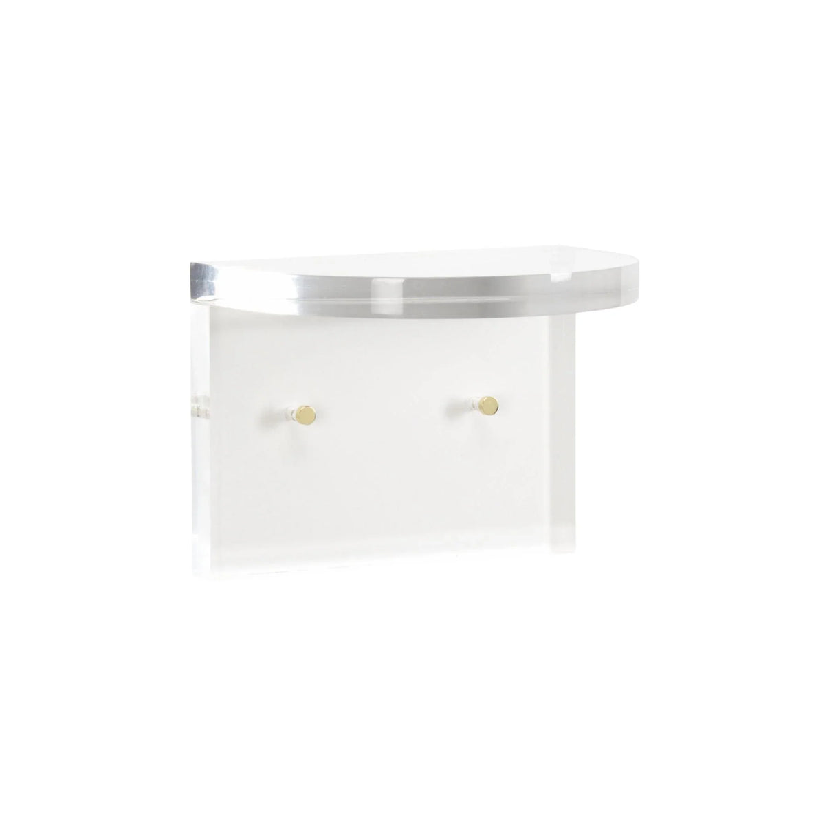 Small Modern Clear Acrylic Wall Shelf – The Well Appointed House