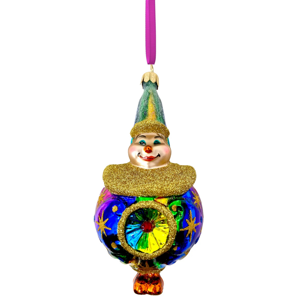 Twinkle Circus Clown Glass Ornament – The Well Appointed House