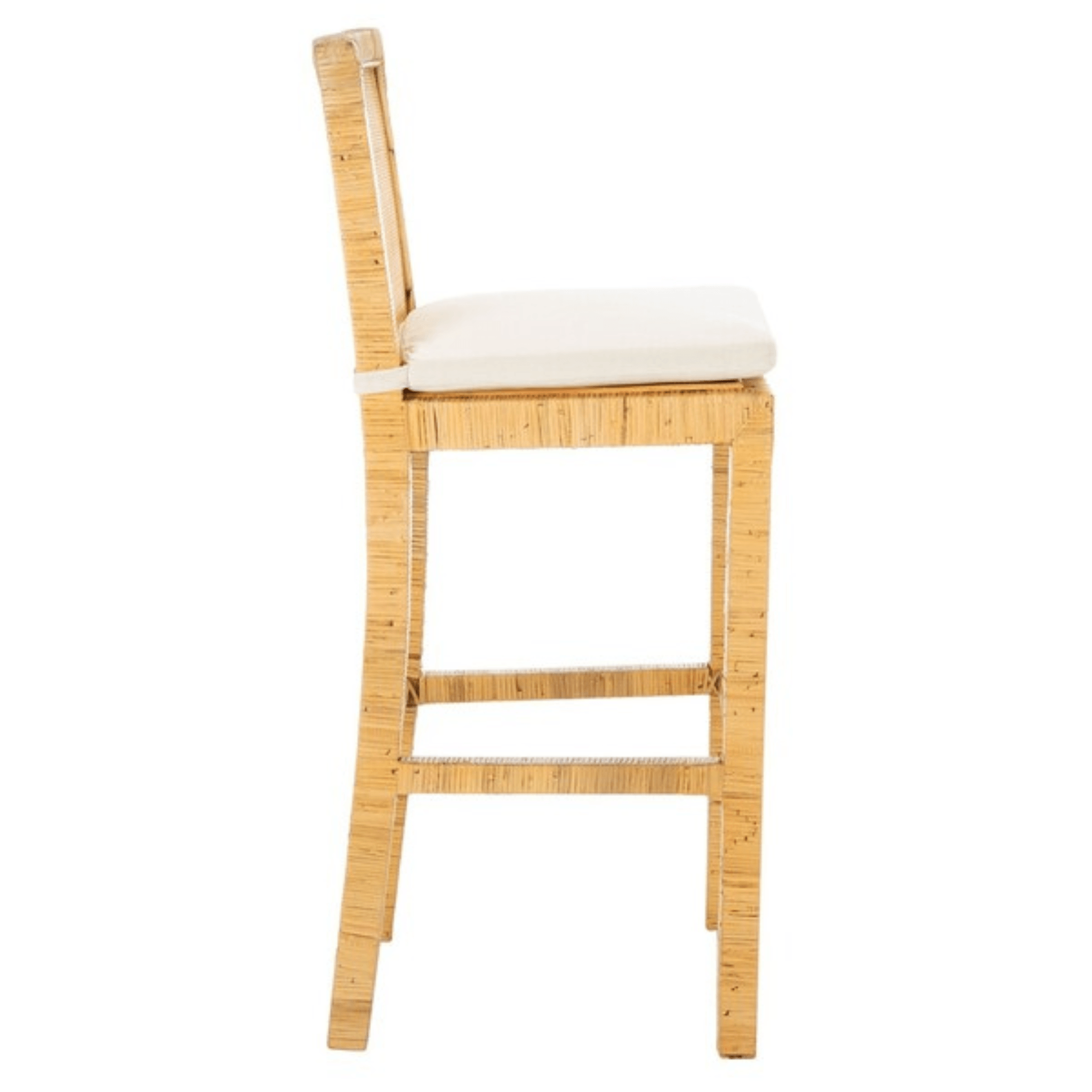Cane Bar Stool With Cushion – The Well Appointed House