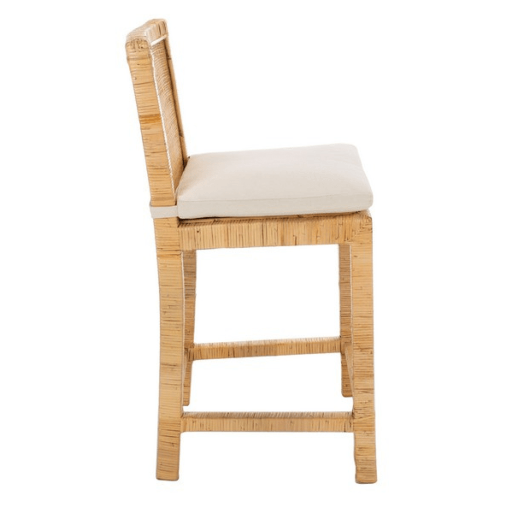 Cane Counter Stool With Cushion – The Well Appointed House