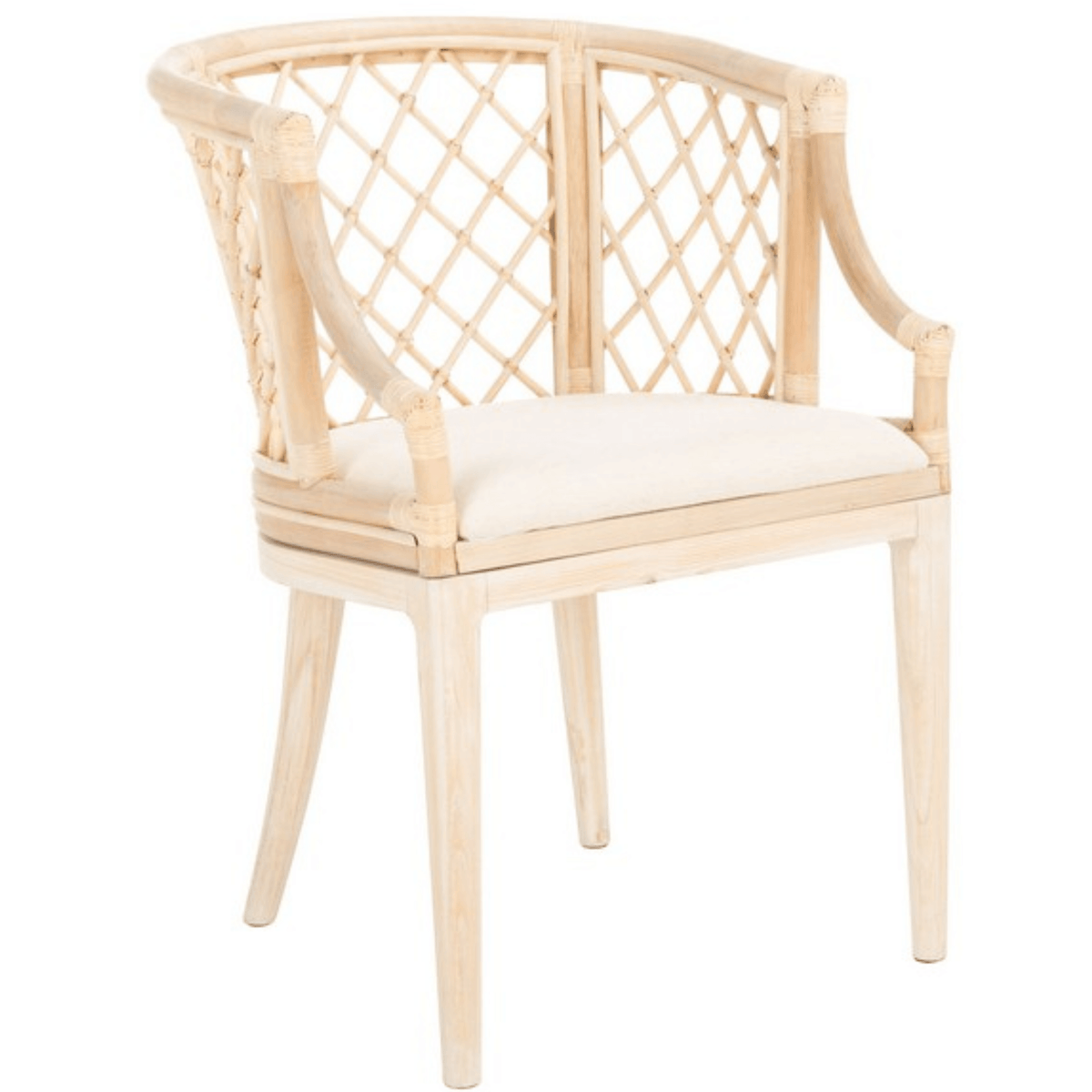 Carlotta Rattan Arm Chair – The Well Appointed House